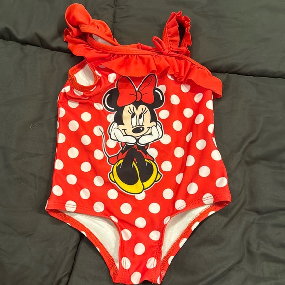 Disney | Swim | Minnie Mouse Girls Bathing Suit | Poshmark